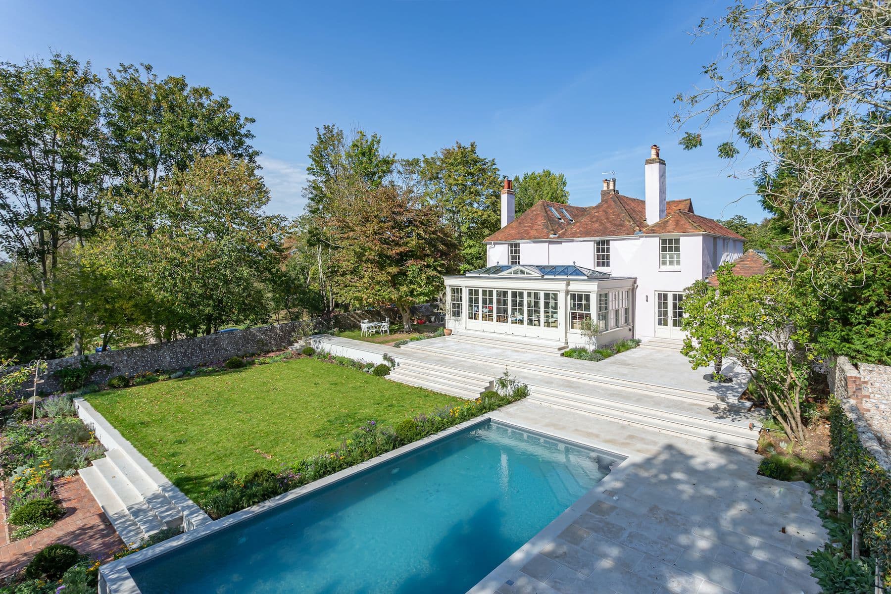 Orangery with Pool Views for Listed East Sussex Home - David Salisbury
